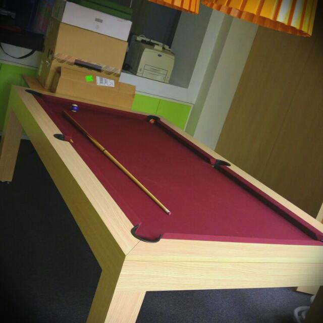 Pool Table With Table Cover, Furniture & Home Living, Furniture, Tables ...