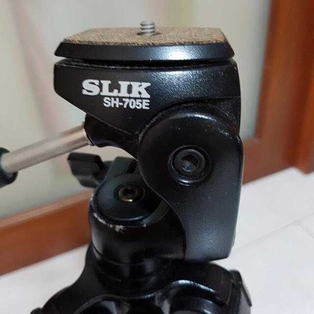 Slik pro 330dx Tripod W 3 Way Pan Head, Photography, Photography ...