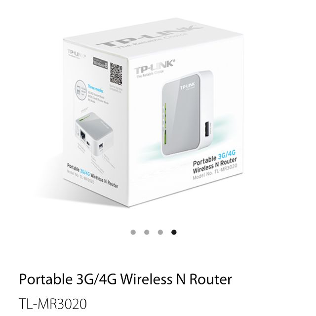 TP-LINK TL-MR3020 3G 4G WIFI Wireless N150 Portable Router AP WISP ...