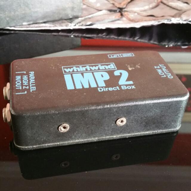 Whirlwind IMP2 Direct Box, TV & Home Appliances, TV & Entertainment, TV ...