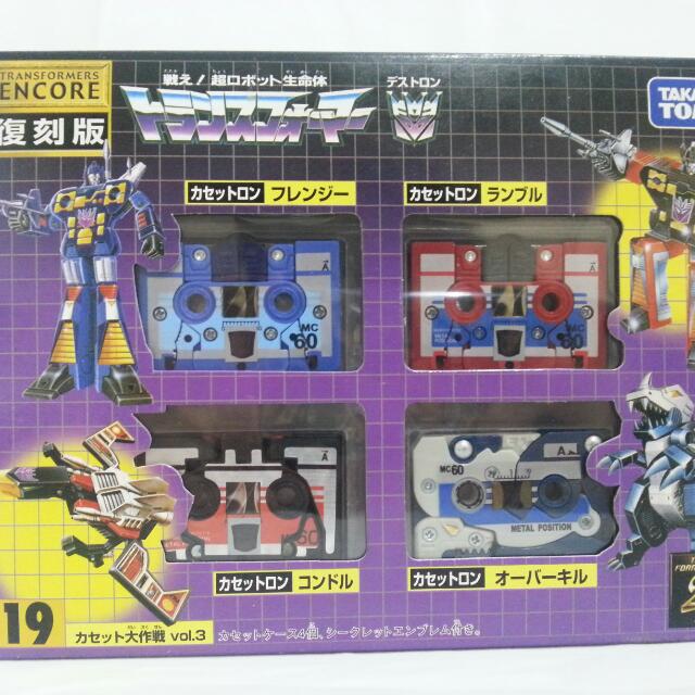 WTS: Transformers Encore 19 Cassette MISB Last Set, Hobbies & Toys ...