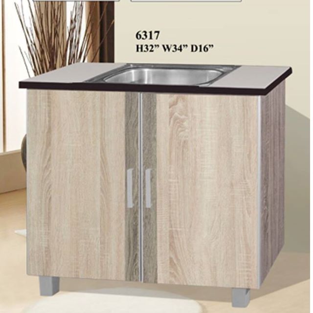 KITCEHN CABINET WITH BASIN, Furniture & Home Living, Bathroom & Kitchen ...