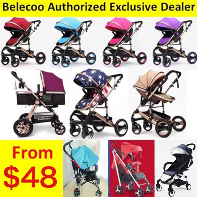 New Belecoo German Design Stroller / Pram - From $48 (Featherweight ...