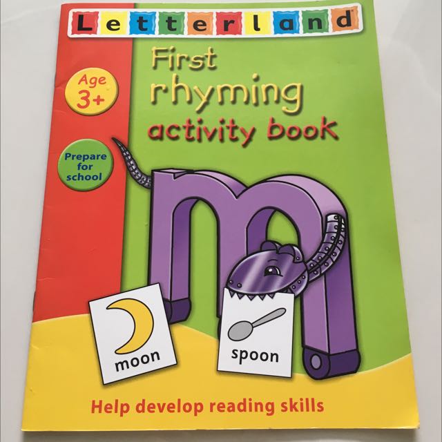 Letterland First Rhyming Activity Book, Hobbies & Toys, Books ...