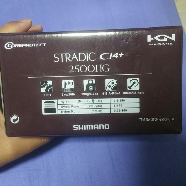 Stradic Ci4+ 2500 2016 Model, Sports Equipment, Fishing on Carousell