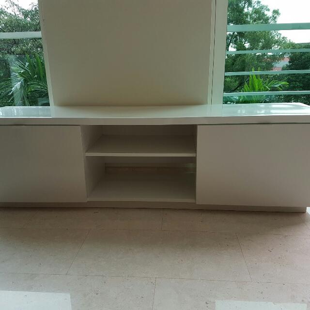 TV Bench/Console BYAS IKEA, Furniture & Home Living, Furniture, TV ...