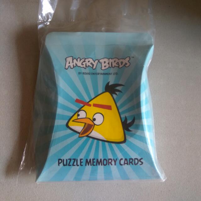 ANGRY BIRDS PUZZLE MEMORY CARDS, Hobbies & Toys, Toys & Games on Carousell