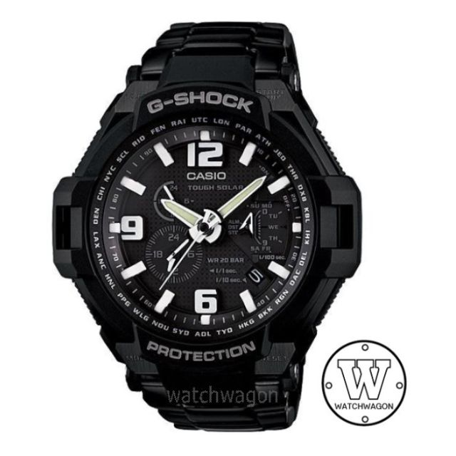 Casio G-Shock Tough Solar Gravity Defier G-1400D-1A (with stainless ...