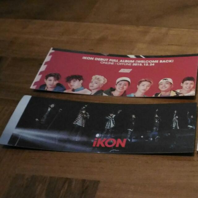 UNOFFICIAL IKON BOOKMARKS/BADGE, Hobbies & Toys, Memorabilia ...