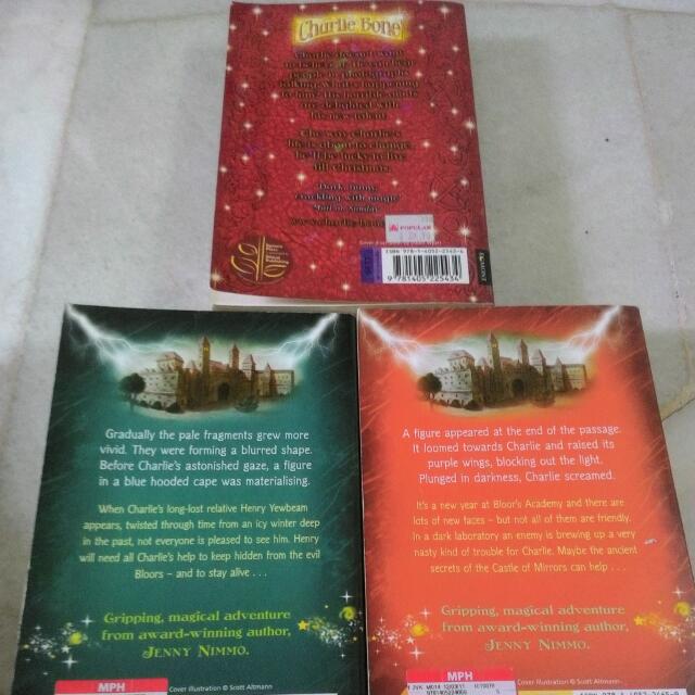 Charlie Bone Series: #1 Midnight For Charlie Bone #2 Time Twister #4 ...