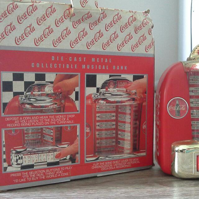 Coca-Cola Tabletop Jukebox, Furniture & Home Living, Home Decor, Other ...