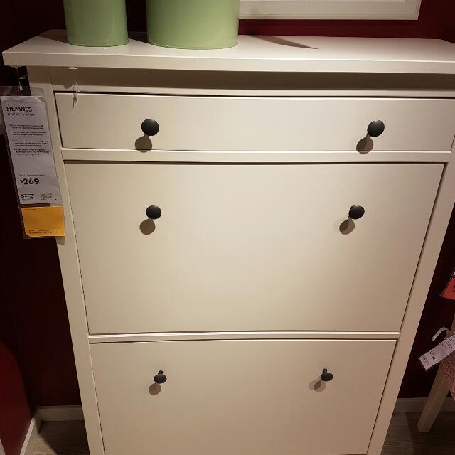 ikea- Hemnes shoes rack, Furniture & Home Living, Furniture, Shelves ...