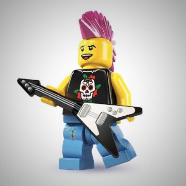 Lego 8804 Series 4 Minifigures Punk Rocker, Hobbies & Toys, Toys ...