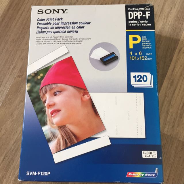 Sony Photo Printer Refill, Photography, Cameras on Carousell