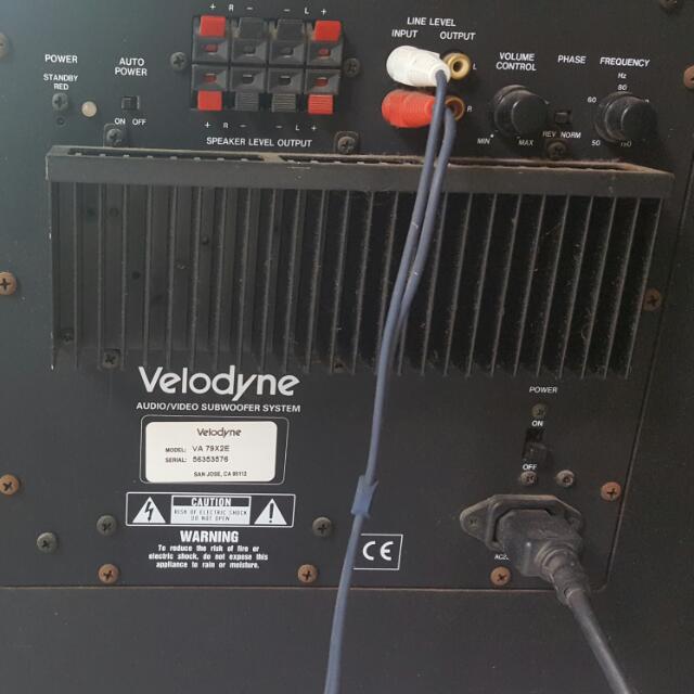 Velodyne VA79X2E Subwoofer, Computers & Tech, Parts & Accessories ...