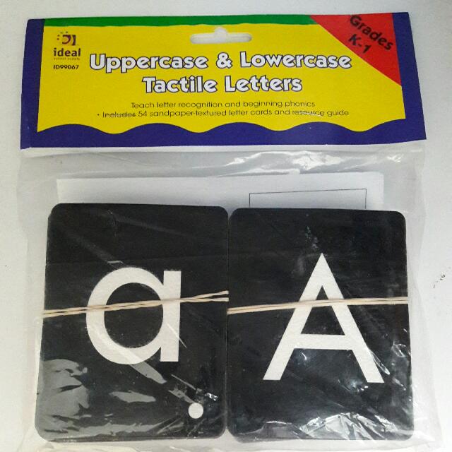 BNIP: Tactile Tracing Letters Kit - Sandpaper ABC Alphabet (Lowercase ...