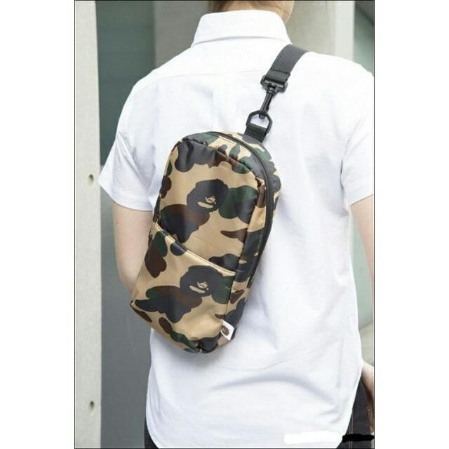 Bape Nylon Army Print Backpack, Men's Fashion, Bags, Backpacks on Carousell