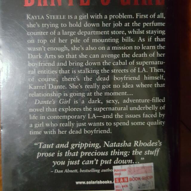 Dante's Girl By Natasha Rhodes, Hobbies & Toys, Books & Magazines ...