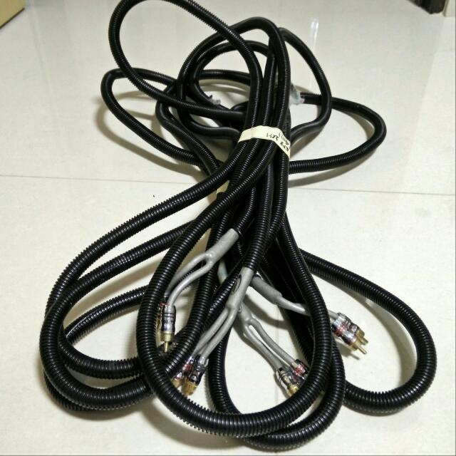 EFX 2ch RCA Cables x2 (12ft, High end range), Car Accessories ...