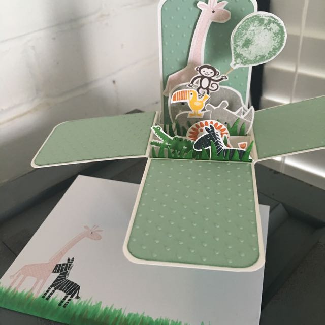 Handmade Card - Animal Theme, Hobbies & Toys, Stationery & Craft ...