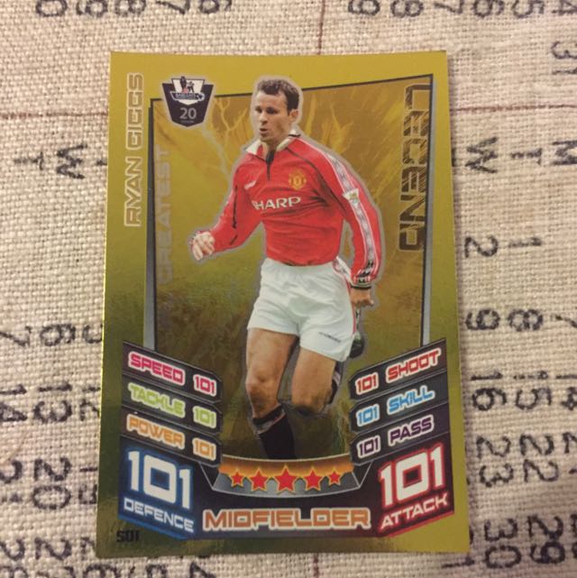 Match Attax 101 Ryan Giggs, Hobbies & Toys, Toys & Games on Carousell