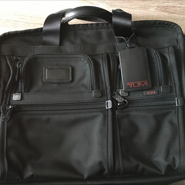 Tumi Alpha Business Expandable Organizer Computer Brief-Authenic ...
