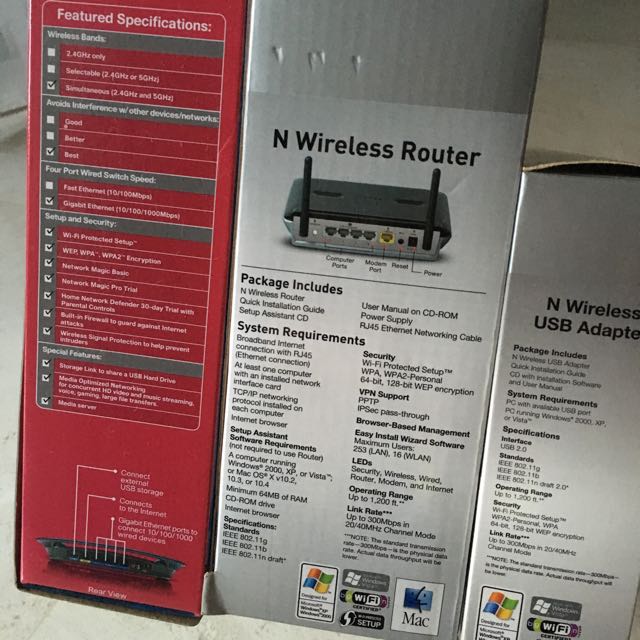 Wireless routers set, Computers & Tech, Parts & Accessories, Networking ...