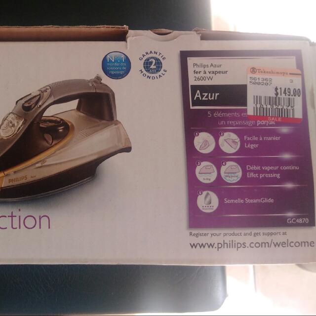 (Reserved) Brand New Ceramic Steam Iron, Home Appliances on Carousell