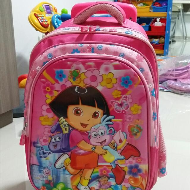 Dora 3D Trolley Bag, Babies & Kids, Going Out, Diaper Bags & Wetbags on ...