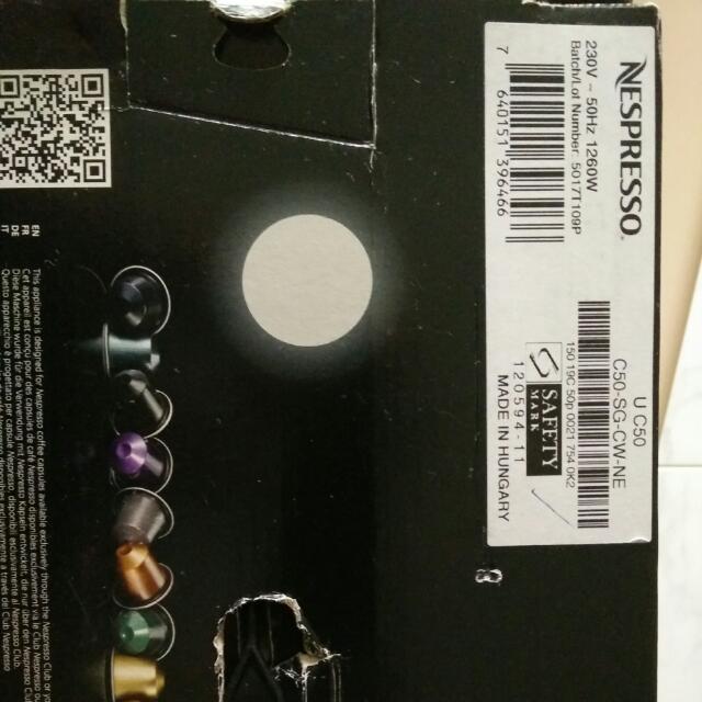Nespresso C50 Coffee Machine, TV & Home Appliances, Kitchen Appliances ...
