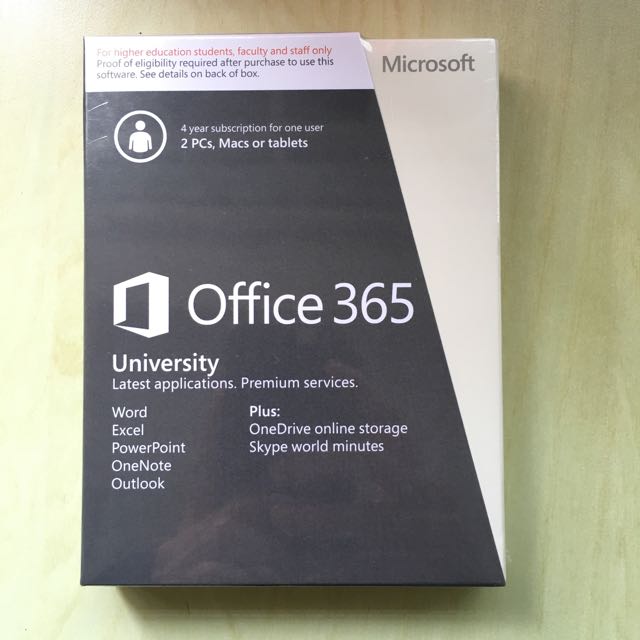 OFFICE 365 UNIVERSITY EDITION, Computers & Tech, Parts & Accessories ...
