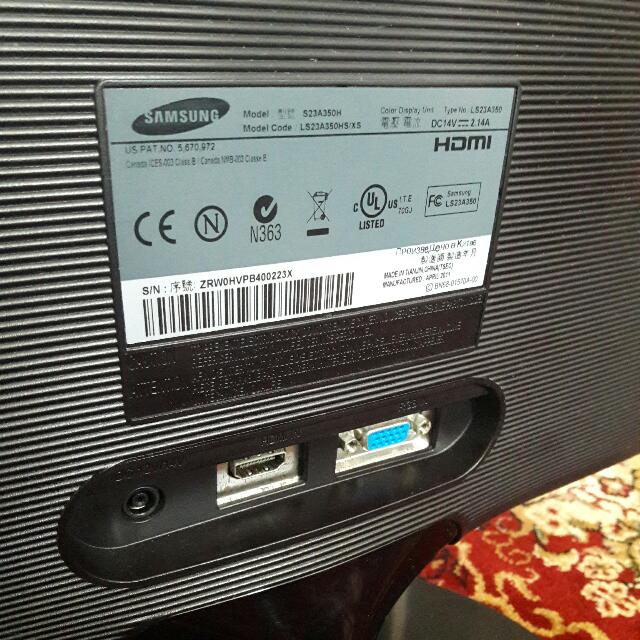 ($80) Samsung SyncMaster SA350 23" PC Monitors , Computers & Tech ...