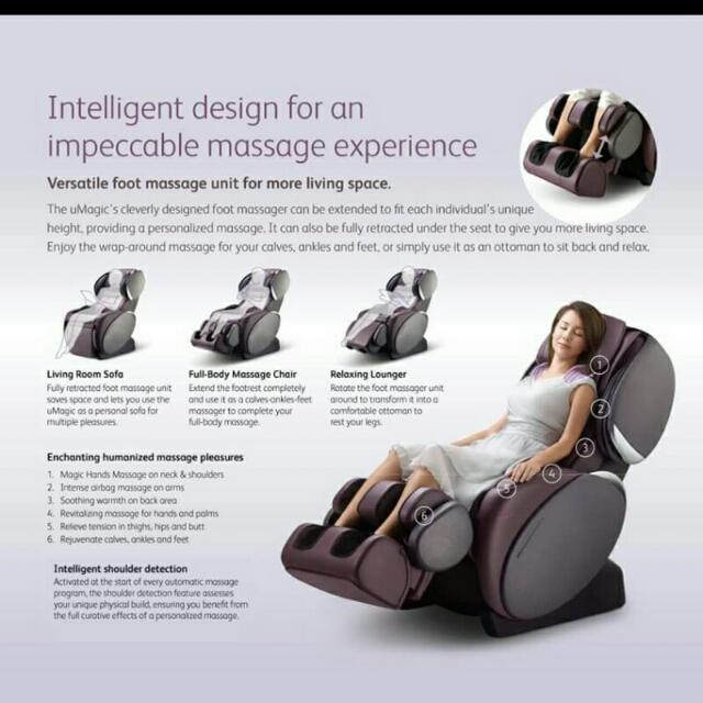 OSIM uMagic Massage Chair, Sports Equipment, Exercise & Fitness, Cardio ...