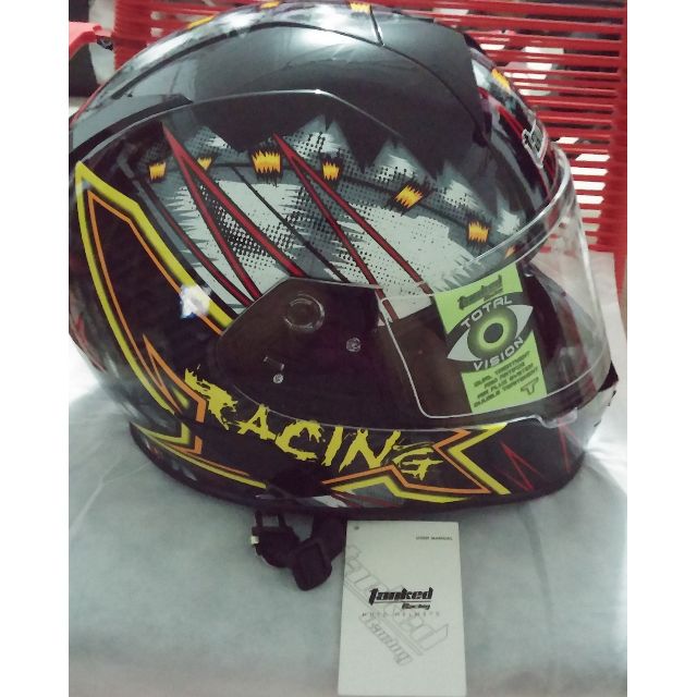REPRICED LAST OFFER $100 UNWORN ORIGINAL TANKED T126 FULLFACE HELMET ...