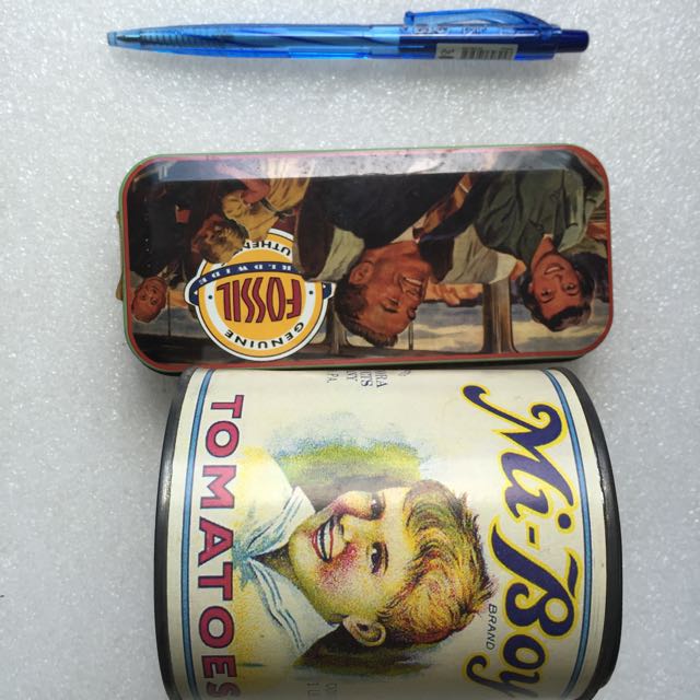 Tin Can And Watch Case, Hobbies & Toys, Toys & Games on Carousell