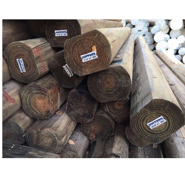 KOPPERS pine log slabs - wood - great for timber walls, landscaping ...
