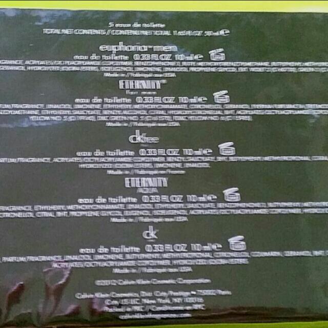 CK Miniatures Set *FREE 200ml CKO*, Men's Fashion, Bottoms, Sleep and ...