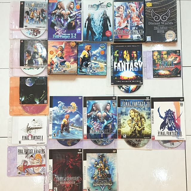 Final Fantasy Game Collection, Hobbies & Toys, Toys & Games on Carousell