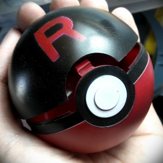 OOS Limited Edition Team Rocket Poke Ball, Hobbies & Toys, Toys & Games ...