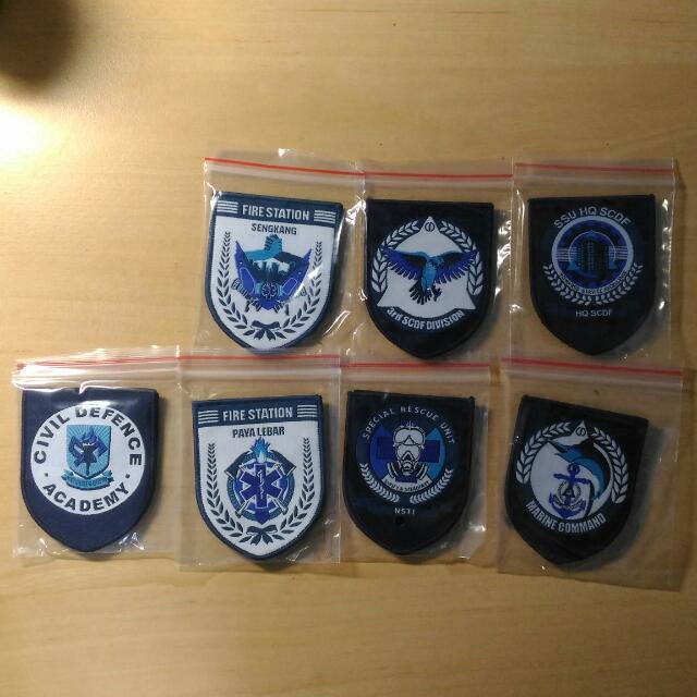 SCDF Arm Patch, Everything Else on Carousell