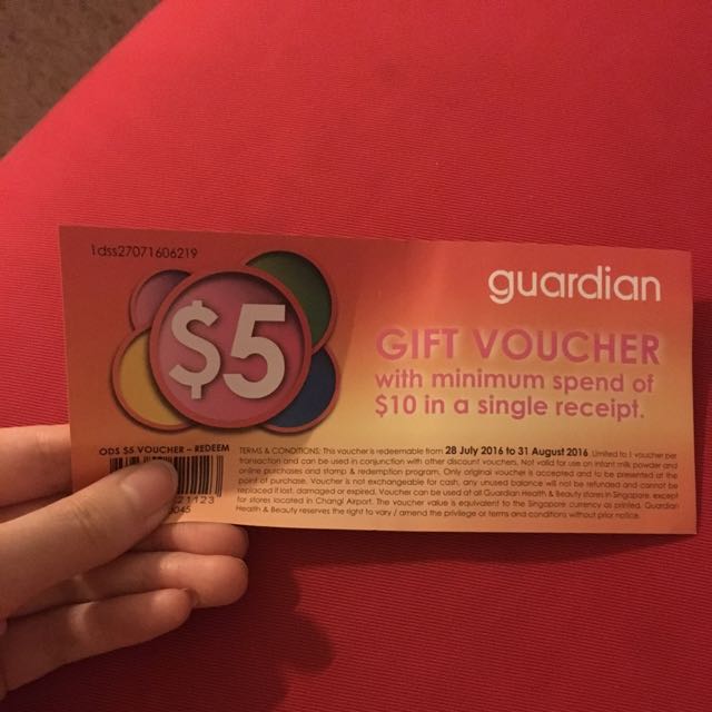 Guardian Voucher, Tickets & Vouchers, Vouchers on Carousell