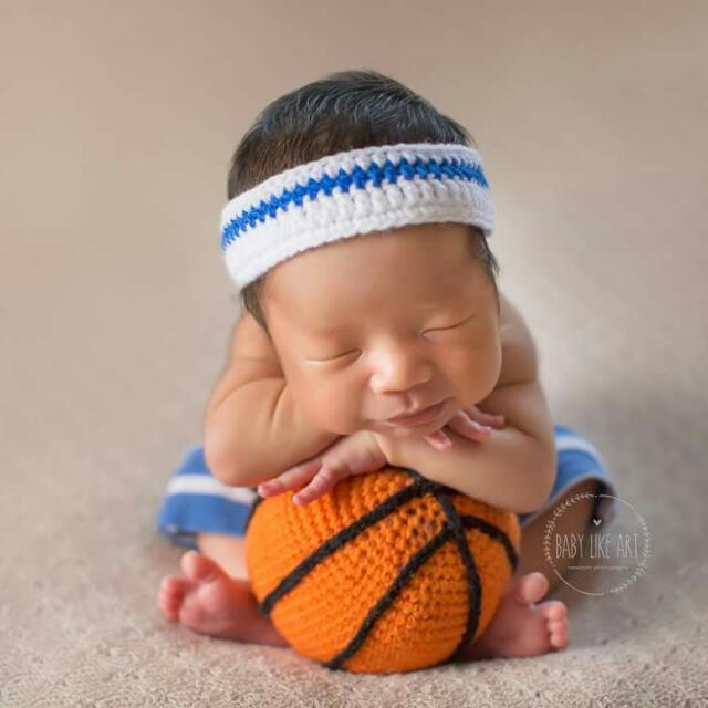 NBA inspired (Basketball Crochet Set), Babies & Kids, Babies & Kids ...
