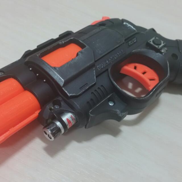 Custom functional Nerf Doublestrike, Hobbies & Toys, Toys & Games on ...