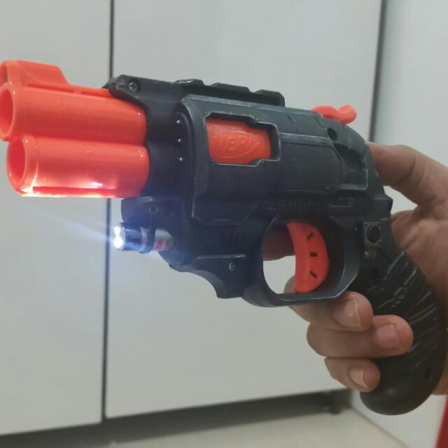 Custom functional Nerf Doublestrike, Hobbies & Toys, Toys & Games on ...