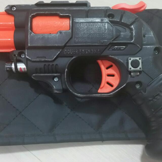 Custom functional Nerf Doublestrike, Hobbies & Toys, Toys & Games on ...