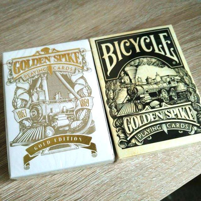 Golden Spike Playing Cards, Hobbies & Toys, Toys & Games on Carousell