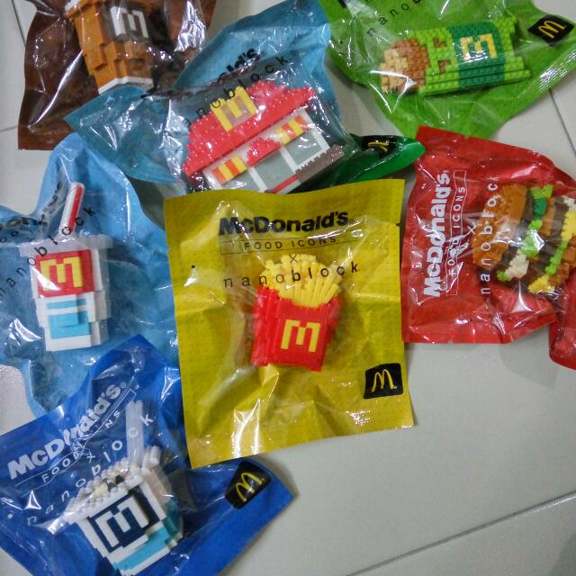 Mcdonalds Nanoblock (Full Set), Hobbies & Toys, Toys & Games on Carousell