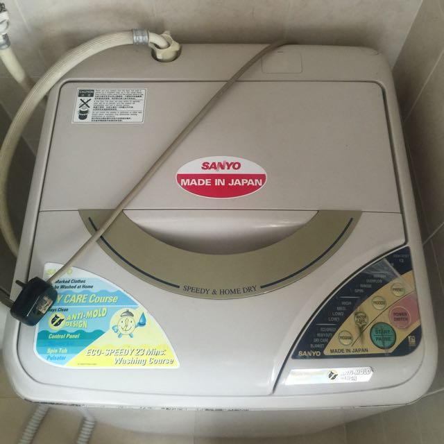Sanyo Washing machine top Load, TV & Home Appliances, Washing Machines ...