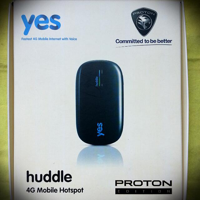 YES 4G Huddle Hotspot Device With Original Box And Full Accessories, TV ...