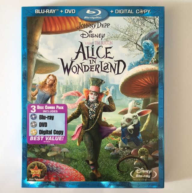 Alice In Wonderland Bly-ray, Hobbies & Toys, Music & Media, CDs & DVDs ...